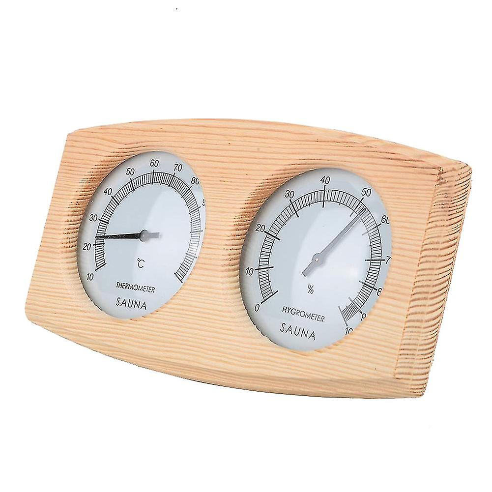 2 In 1 Sauna Room Wooden Thermometer Hygrometer Steam Temperature ...