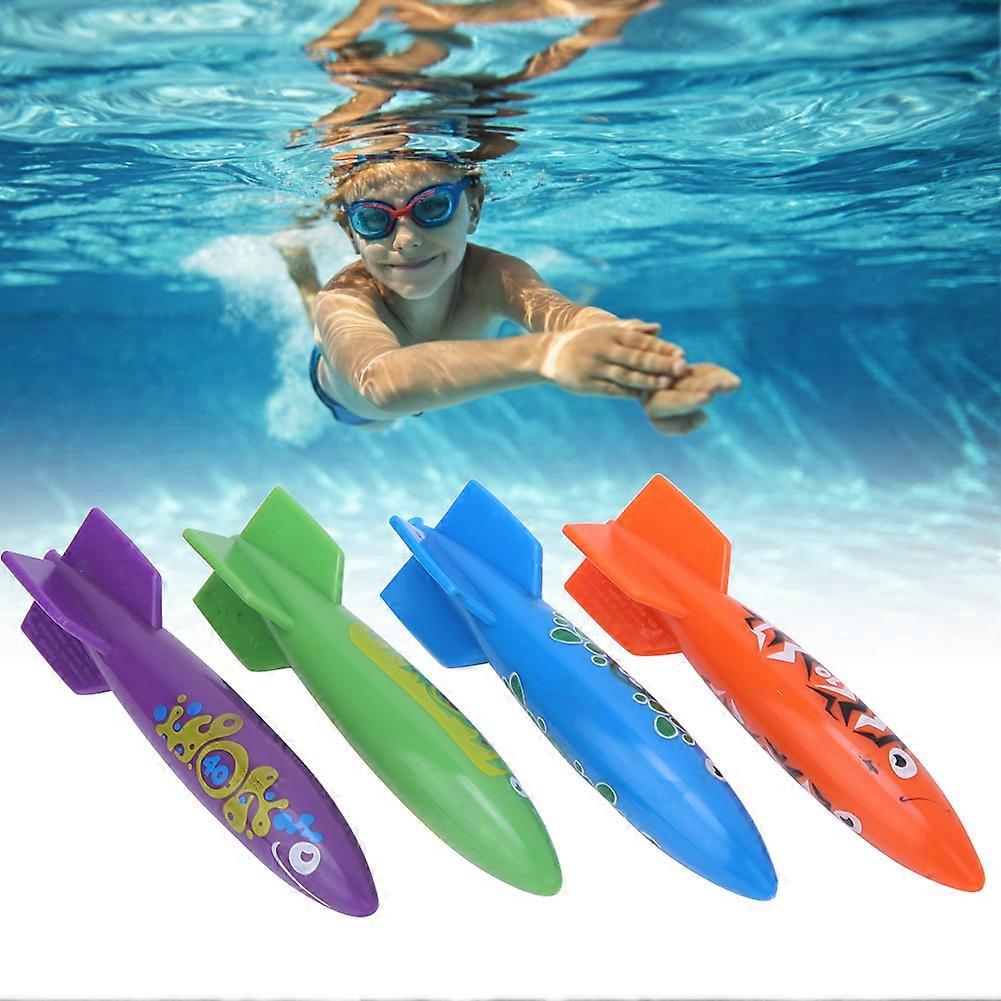 4Pcs PVC Children Diving Toys Kid Swim Kid Playing for Swimming Pool ...