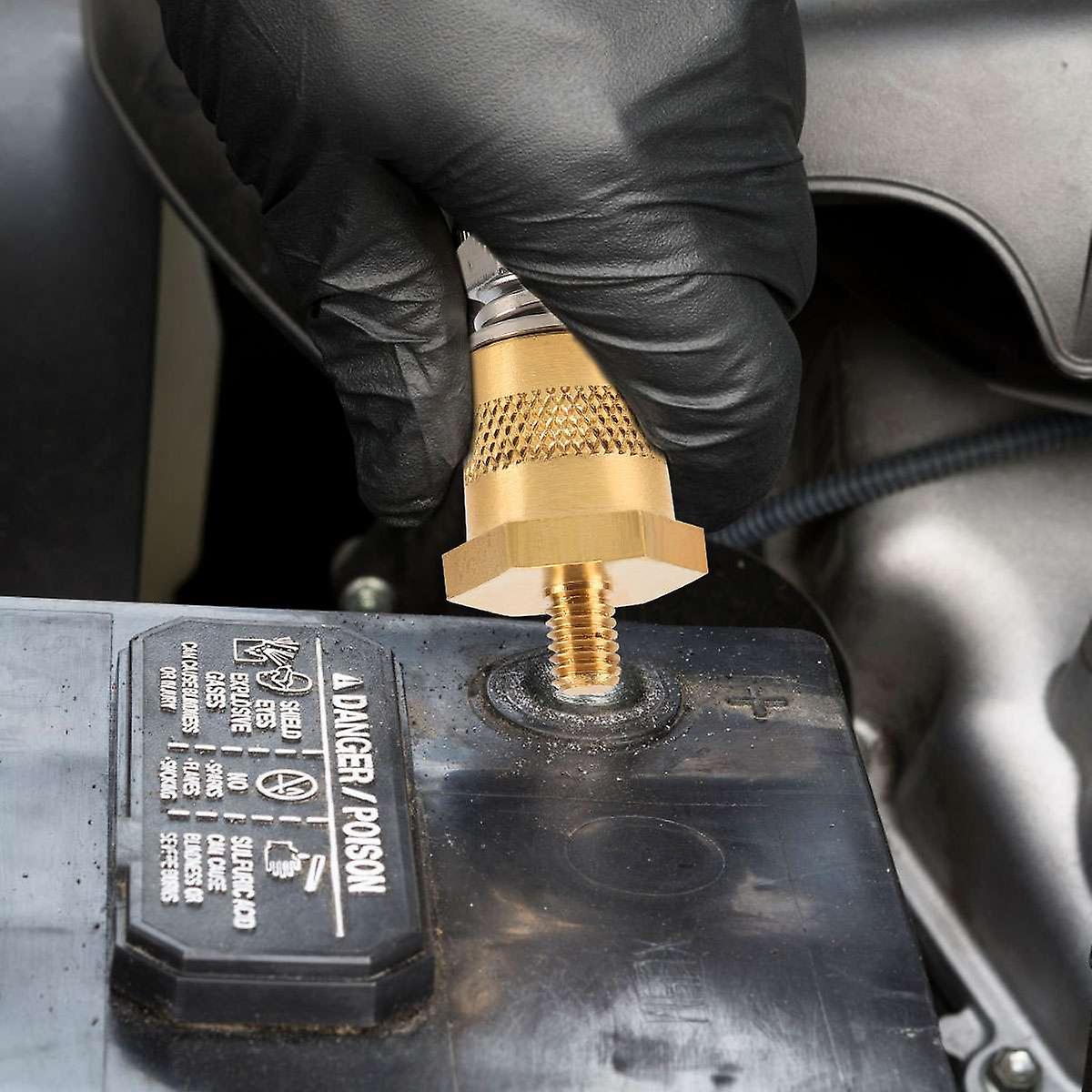 2Pcs Battery Pole Adapter Terminal Connector Fittings M6 M8 Thread Post ...