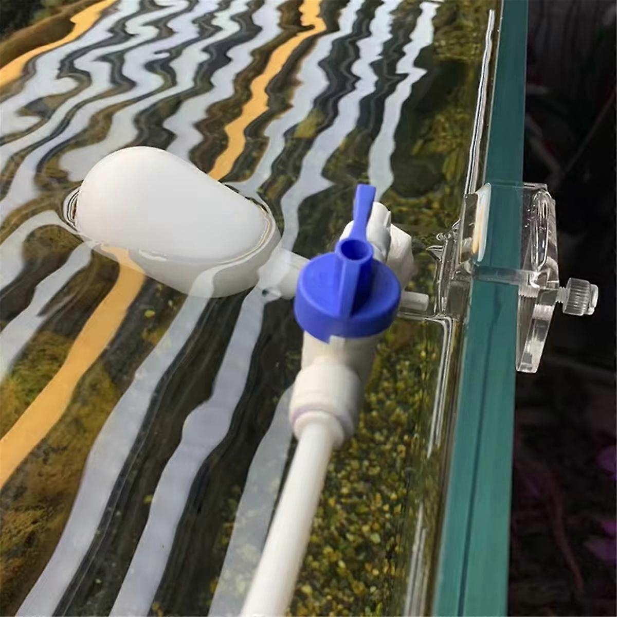 Auto Aquarium Water Changer Kit Power Free Fish Tank Float Ball Valve ...