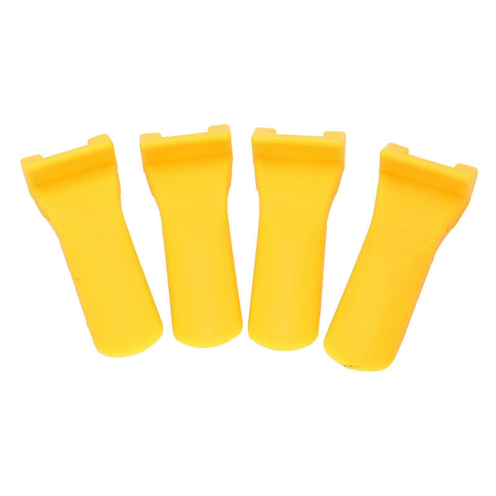 4Pcs Wheel Rim Guards Protectors Plastic Inserts Jaw Clamp Cover ...