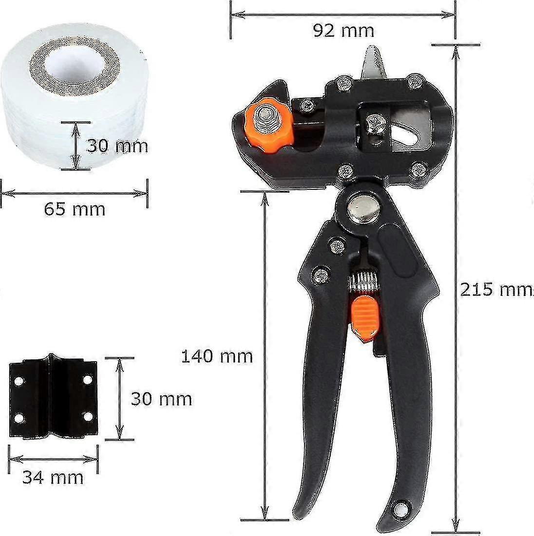 Professional Grafting Scissors,pliers 3 Interchangeable Blades (v, , U ...