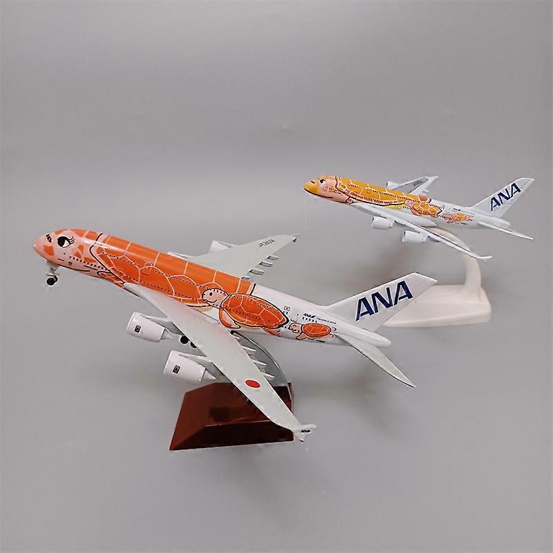 16cm/20cm Alloy Metal Japan ANA Airbus A380 Cartoon Sea Turtle Airlines ...