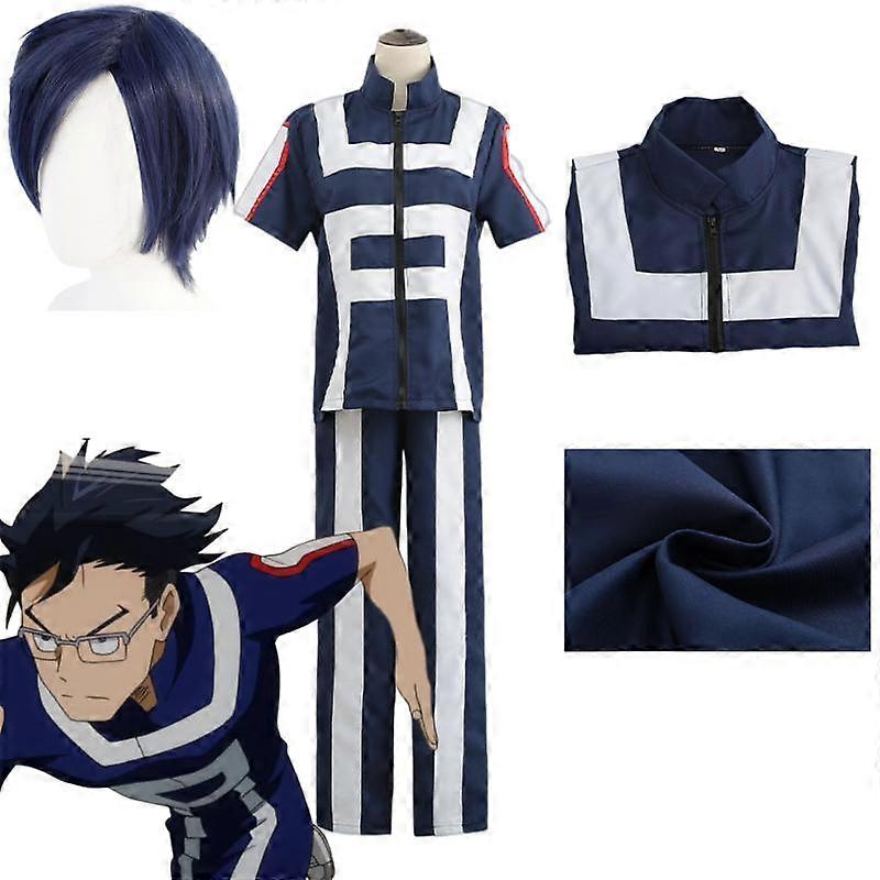 Anime My Hero Academia Iida Tenya Todoroki Shoto Cosplay Gym Outfit ...