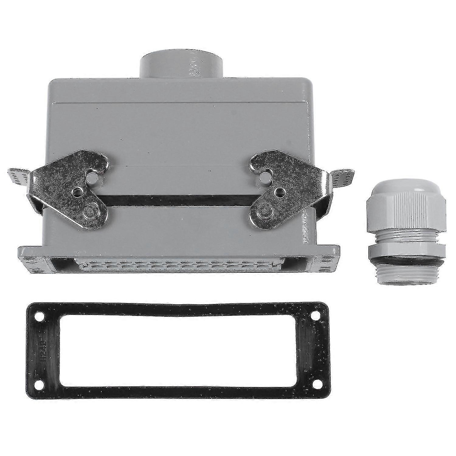 Rectangular H24b-he-024-1 Heavy Duty Connectors 24 Pin Cores Line 16a ...