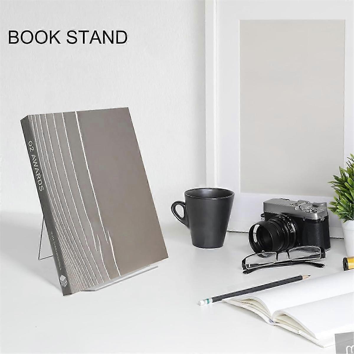 6 Pack Acrylic Book Stand, Clear Book Display Easel, Acrylic Book Stand ...