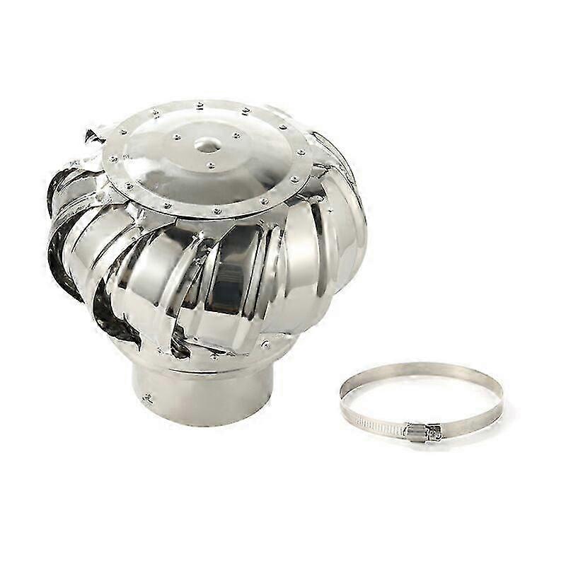 Stainless Steel Wind Powered Rotating Fume Extractor, Chimney Cap ...