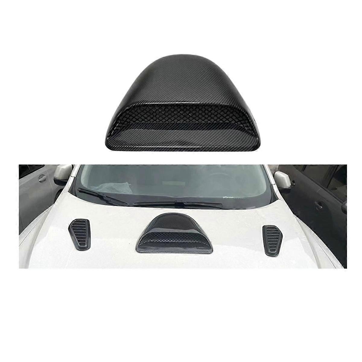 Car Air Flow Intake Hood Scoop Vent Bonnet Decorative Covers Racing ...