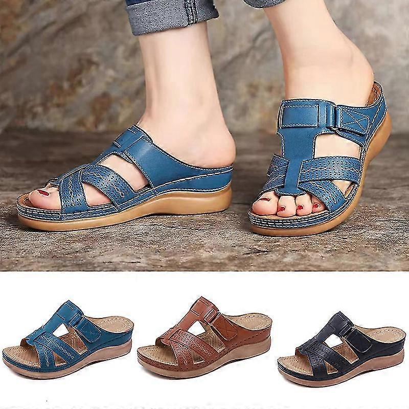 Ladies Orthopedic Shoes Open Toe Sandals Ladies Platform Slippers ...