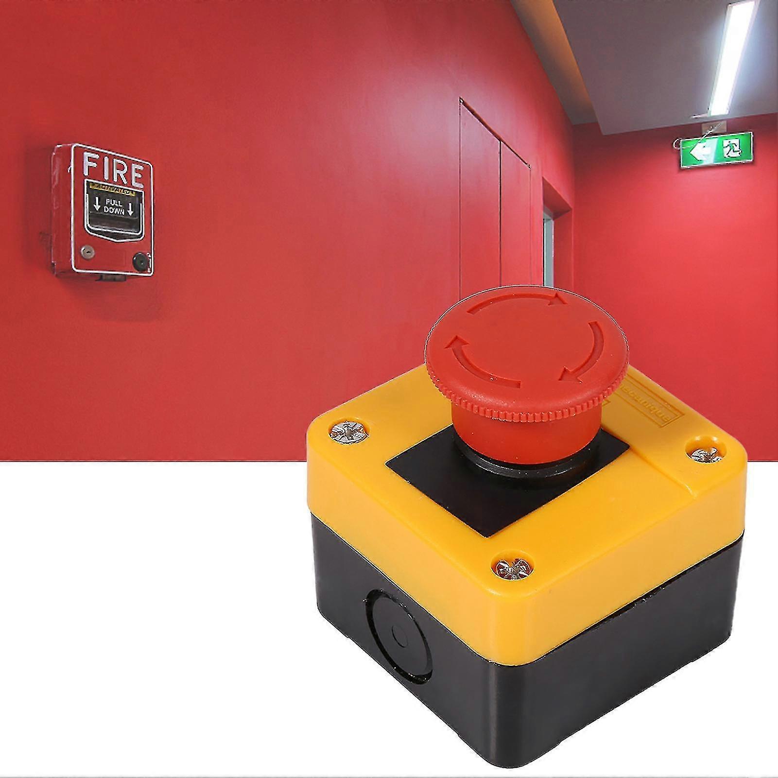 Emergency Stop Switch Bright Easy Operation Plastic Practical Emergency ...