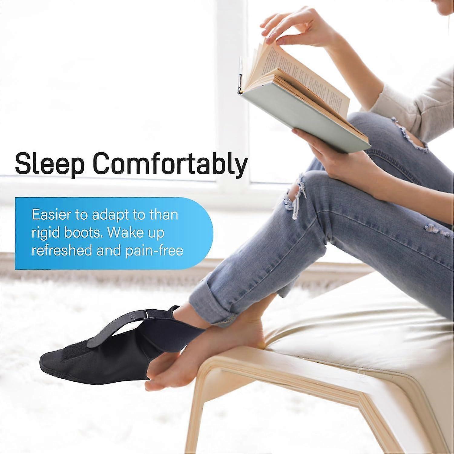 Plantar Fasciitis Night Splint Sock, Soft Plantar Fascia Brace For Sleeping, Achilles Tendonitis ...