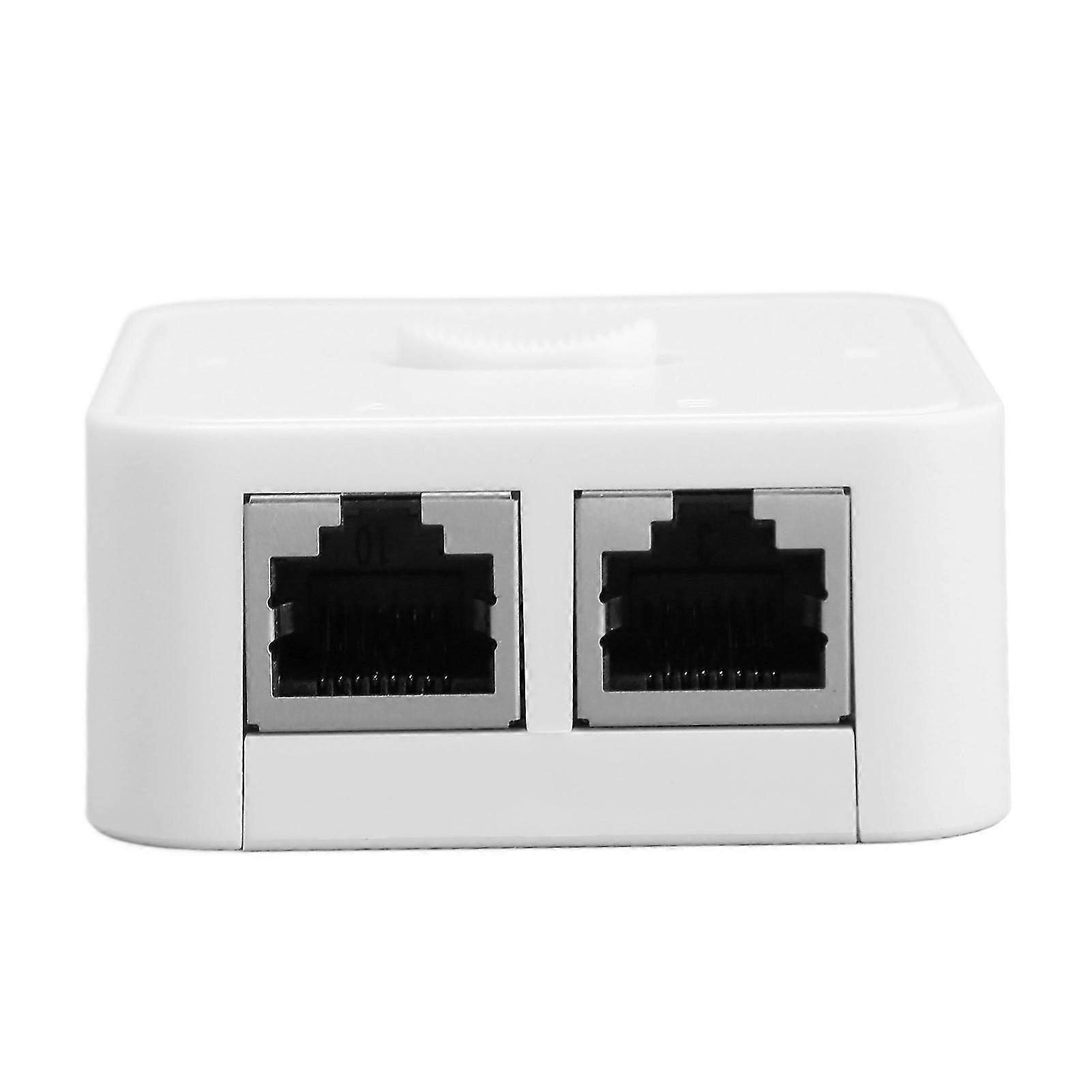 Gigabit Network Switch 2 Port 10/100/1000Mbps 2 In 1 Out 1 In 2 Out PoE ...