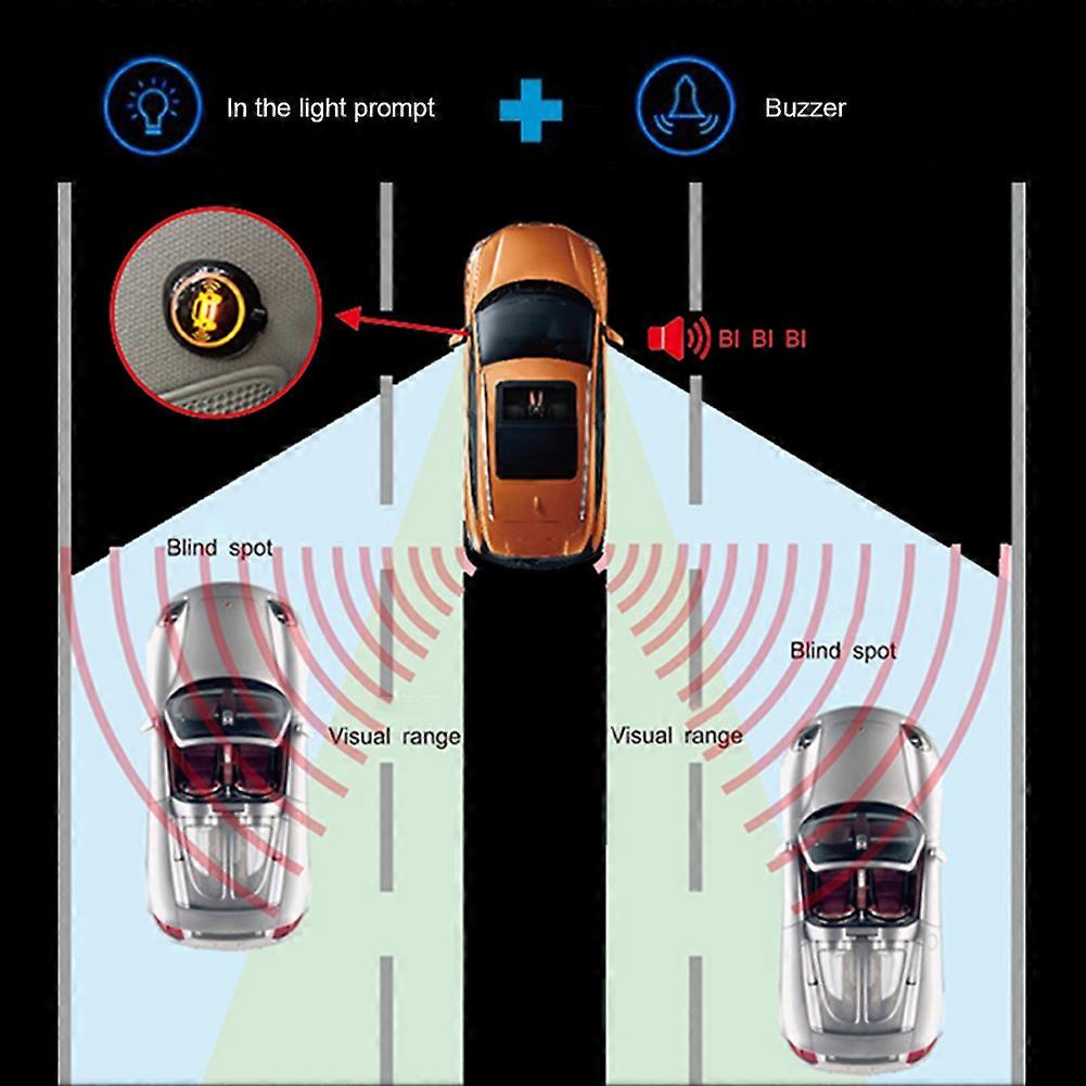Car Blind Spot Detection BSD Warning Light Blind Spot Monitoringsystem ...