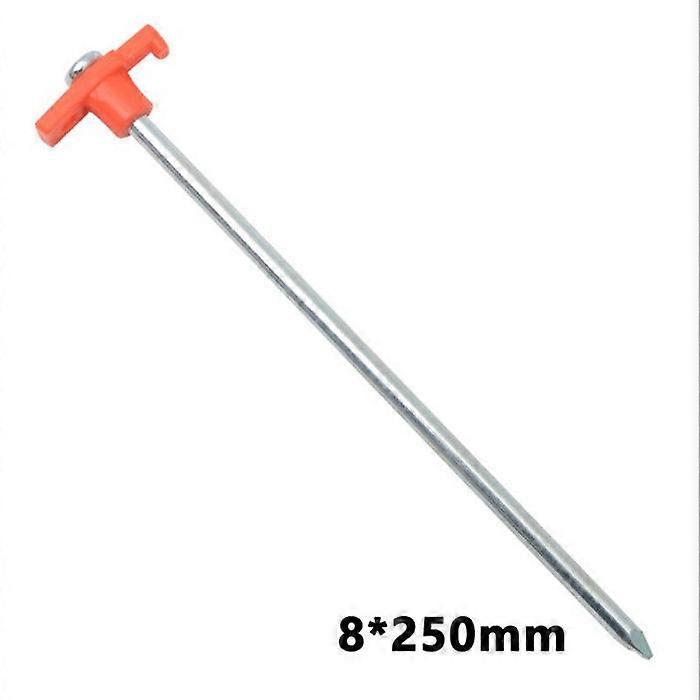 Heavy Duty Tent Pegs, Hard Ground Anchors, 25 Cm, Steel Ground Stakes ...