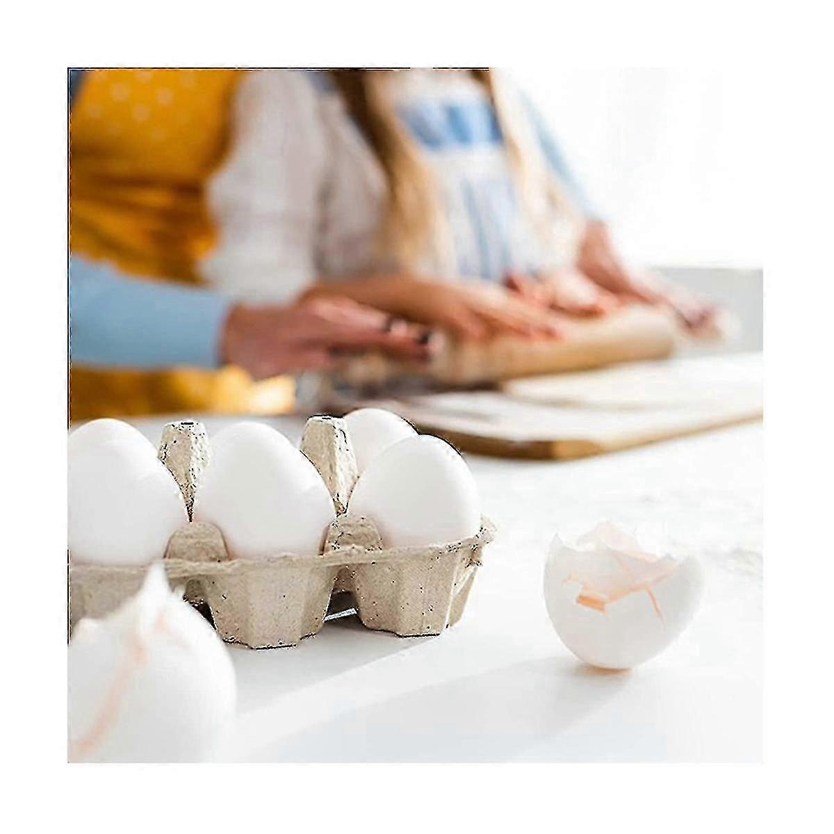 50 Pieces Paper Egg Cartons For Chicken Eggs Pulp Fiber Holder Bulk ...