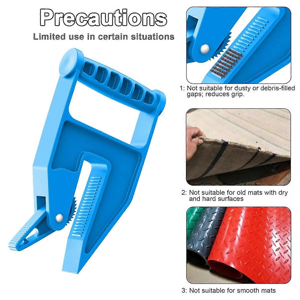 2pcs Mat Mover Tool - Mat Grippers - Heavy Duty Stall Mat Handlers for ...