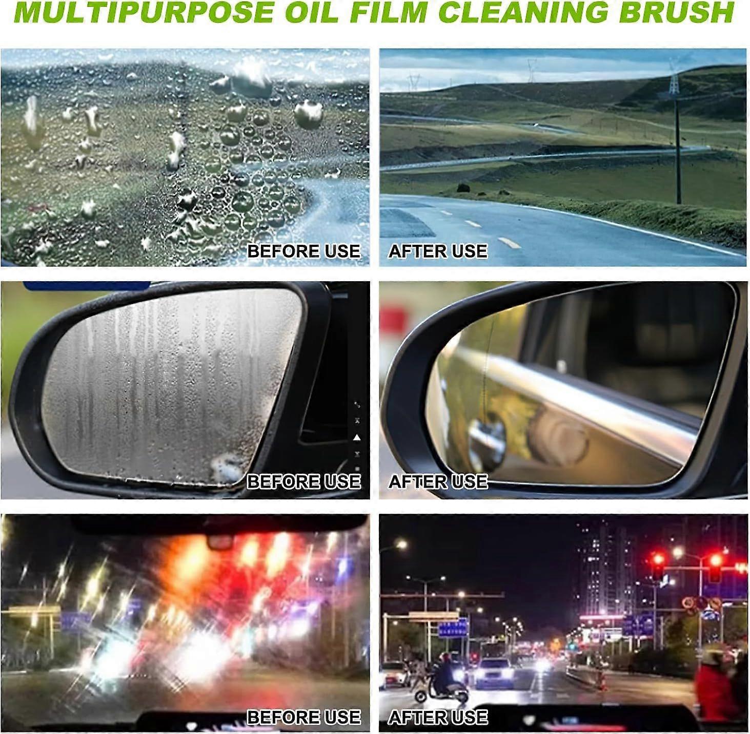 2Pcs Upgrade Automotive Oil Film Cleaning Brush, 2025 New 2.0 Green ...