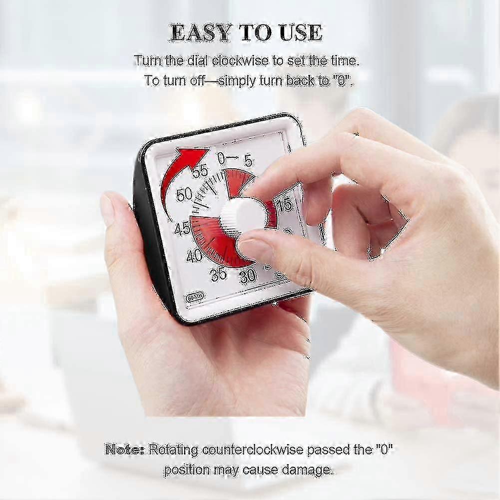 60-minute Visual Timer, Classroom Countdown Clock, Silent Timer For ...