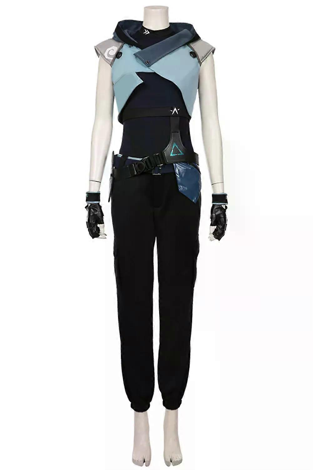 Game Jett Cosplay Women Costume Wig Female Marksman Roleplay Fantasia ...