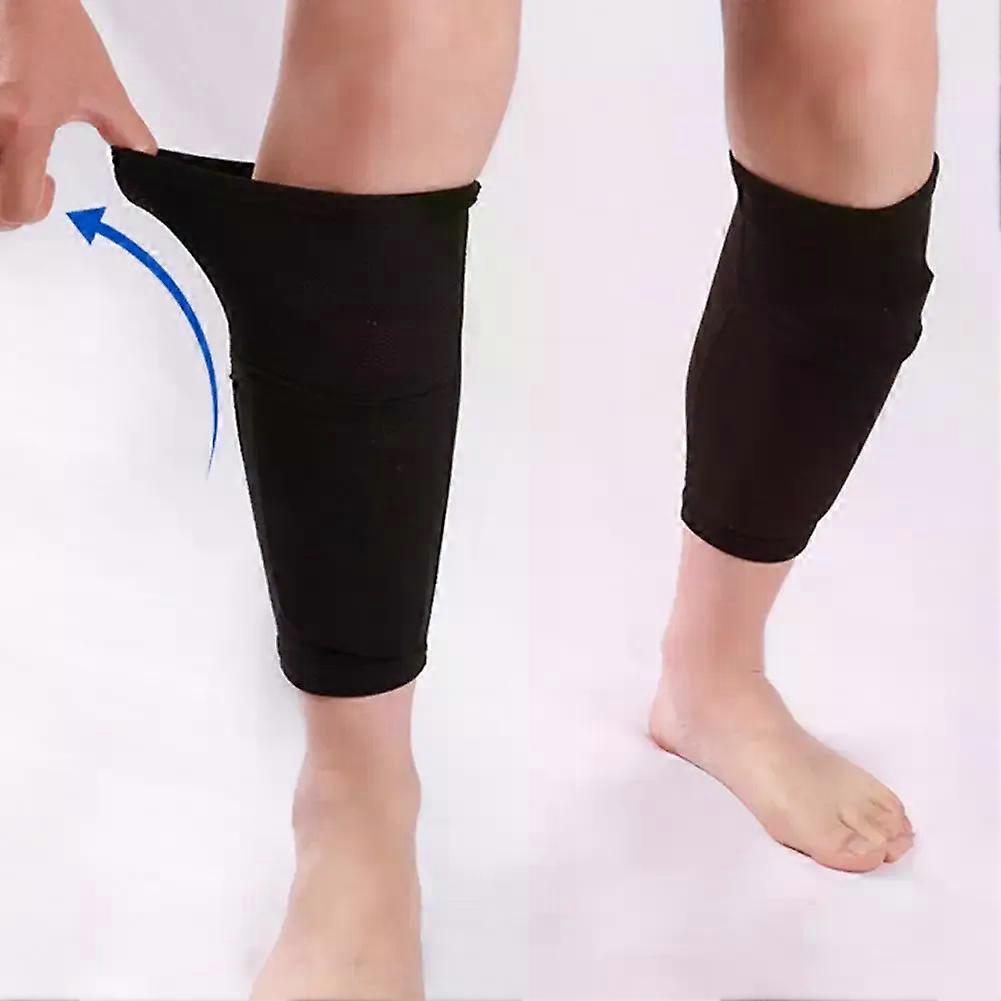 Shin Pad With Pocket Shin Guards Football Calf Sleeve Shinguard Leg ...