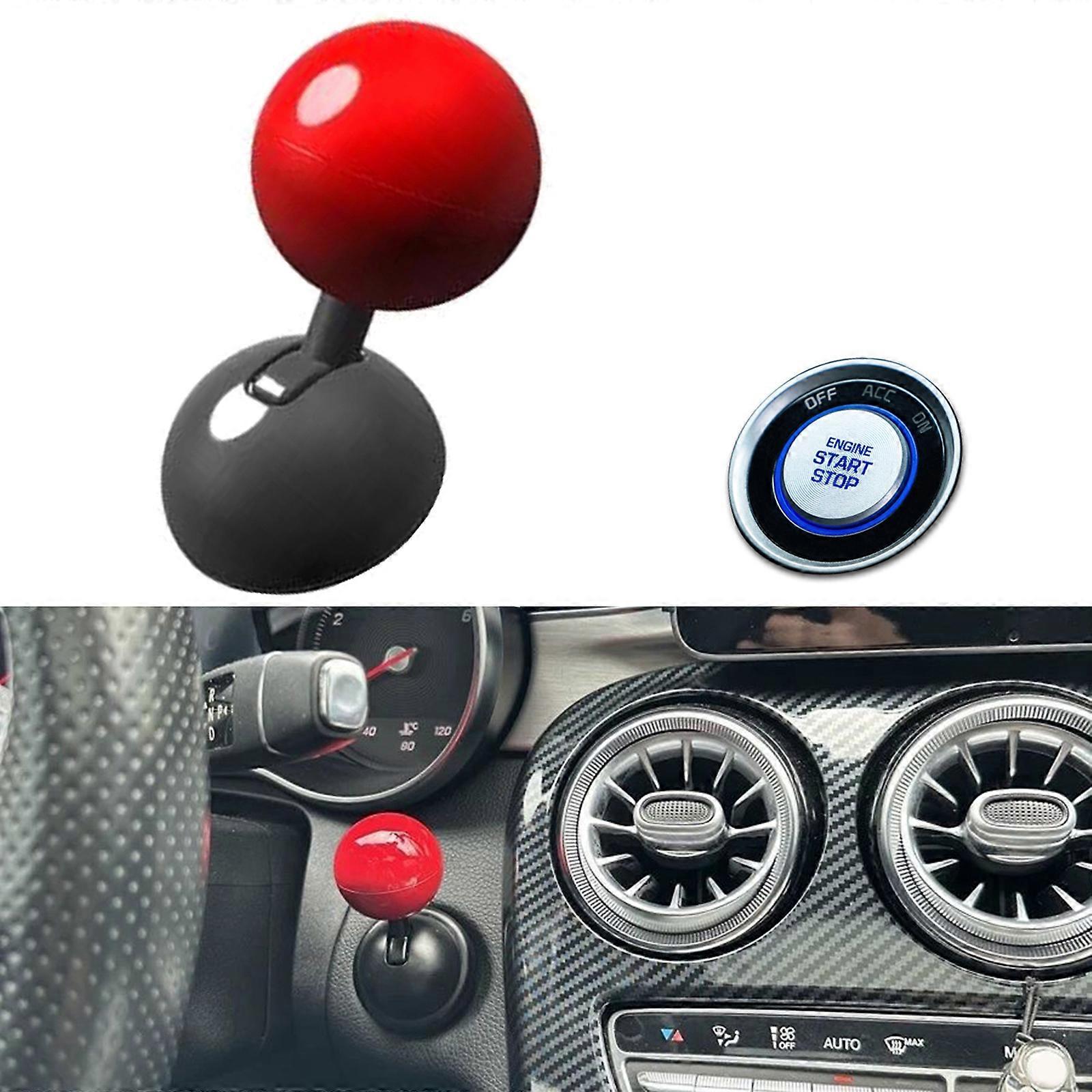Car Push to Start Button Cover Button Start Lever Joystick Engine ...