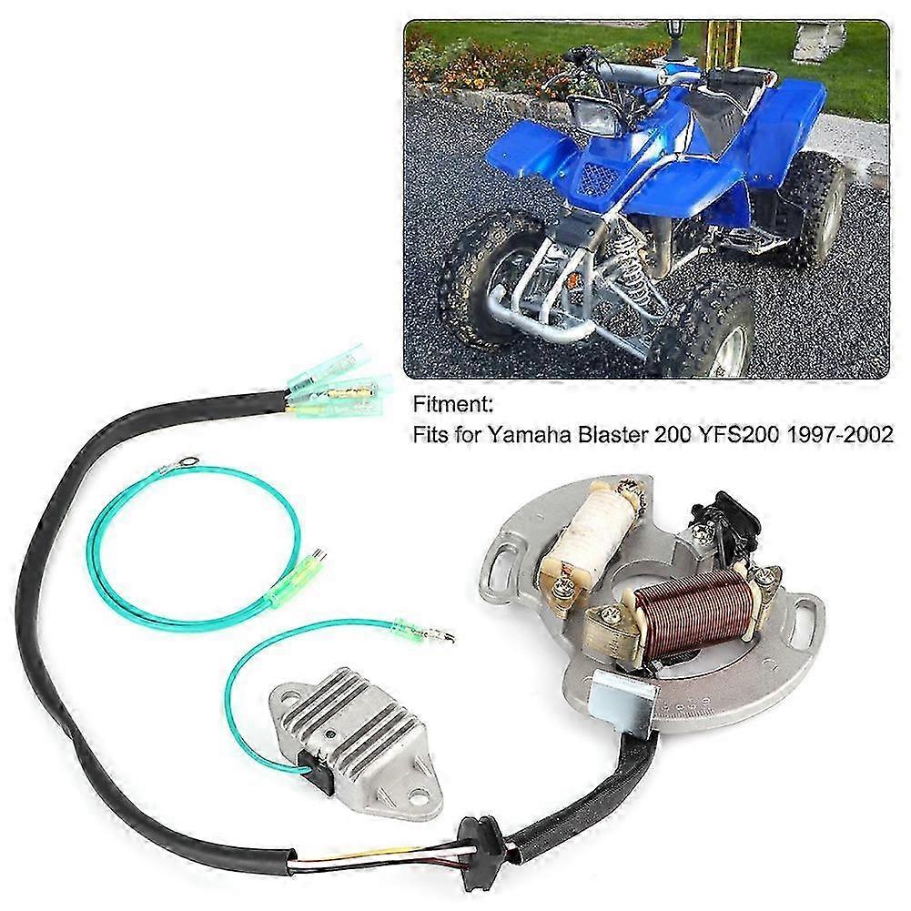 Yamaha Blaster 200 Stator Assembly with Voltage Regulator | Fruugo UK
