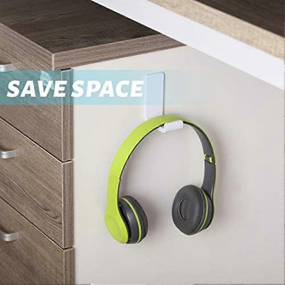 Acrylic Headphone Stand Wall Mount Hook with Strong Adhesive Space ...