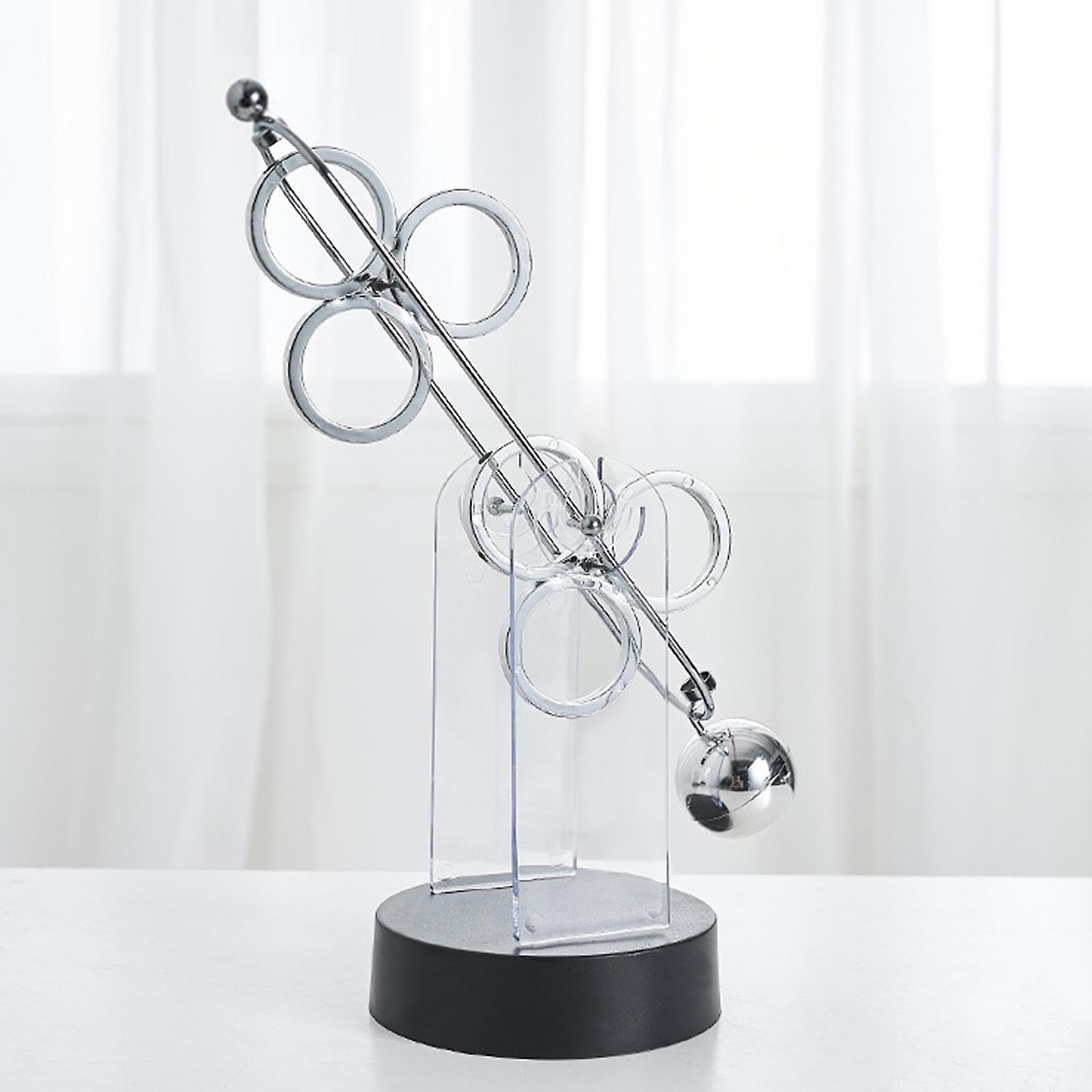 Perpetual Motion Physics Science Desk Toy Gift Office Home Decor Triple ...