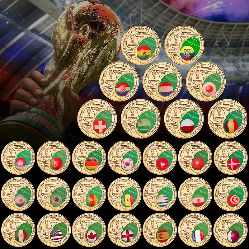 FIFA World Cup Qatar 2022 Football World Cup Challenge Minnemynt ...