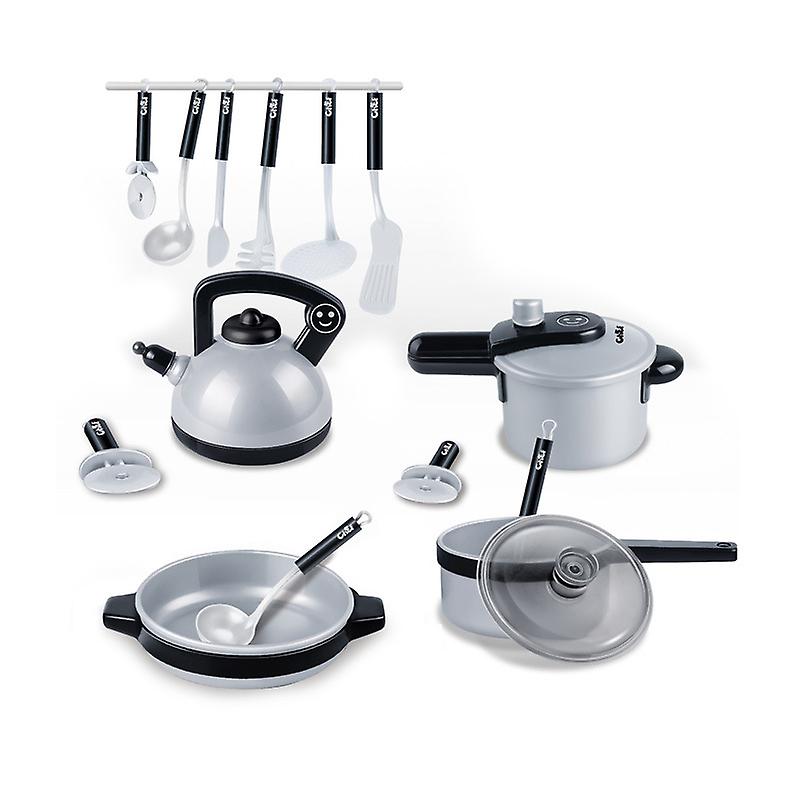 Kids Set Of Pans Kitchen Equipment Cookware Cooking Utensils Toy ...