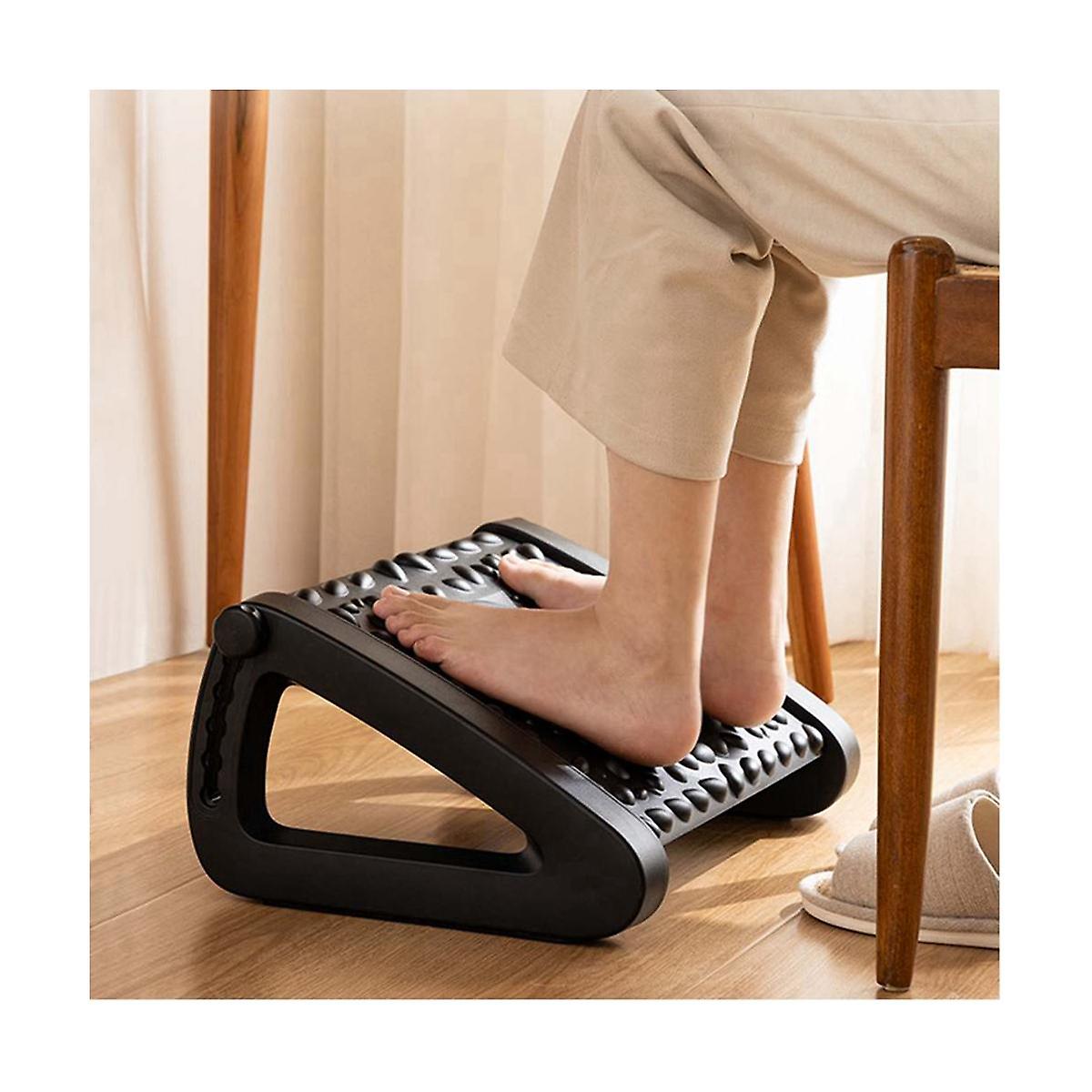 Foot Rest Stool Adjustable Foot Stepping Platform With Rollers Foot ...