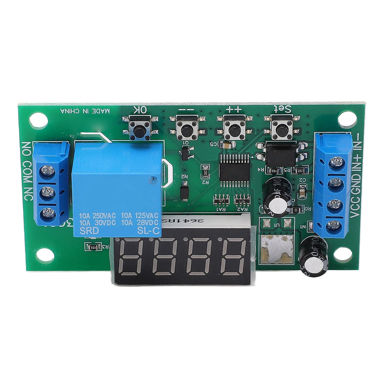 12V 1 Channel Pulse Counter Relay Board with 0.01s Accuracy, Timing ...