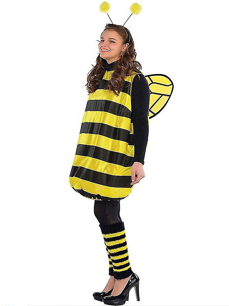 Ladies Darling Bumble Bee Costume Adults Bug Fancy Dress Outfit Insect ...