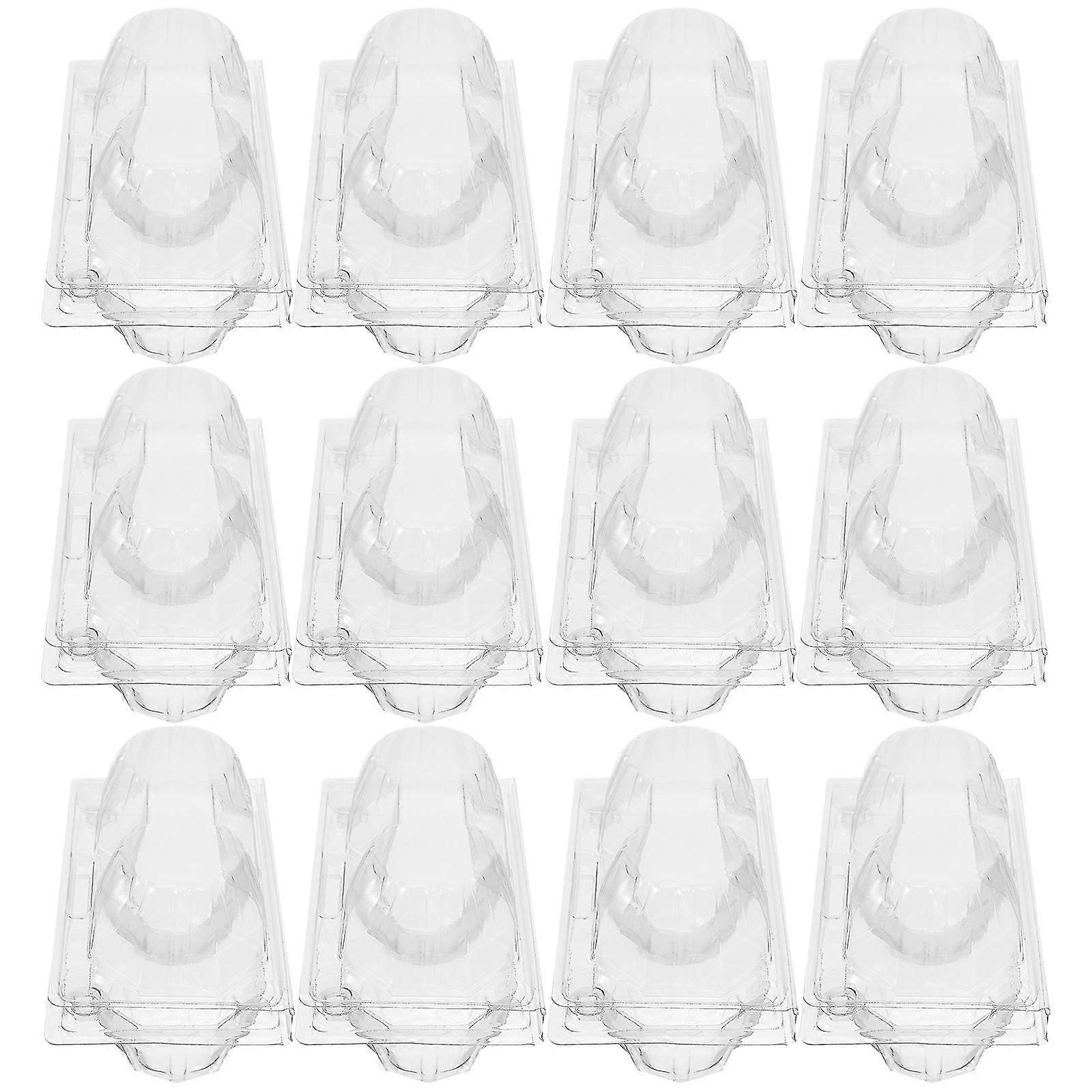 50pcs Egg Carton 2-slot Egg Packaging Container Egg Packaging Holder ...