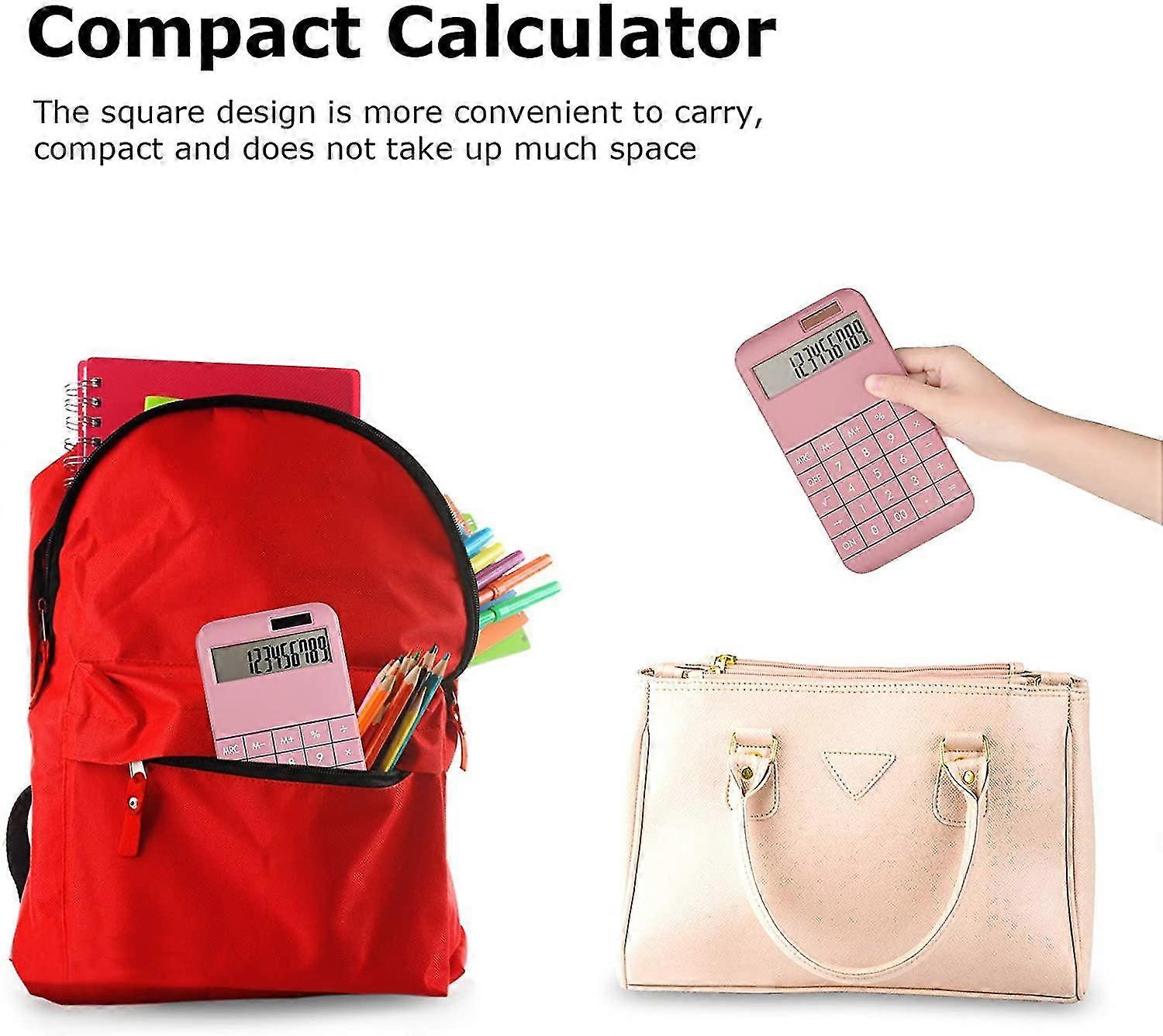 Basic Standard Calculator 12 Digit Desktop Calculator With Large Lcd ...