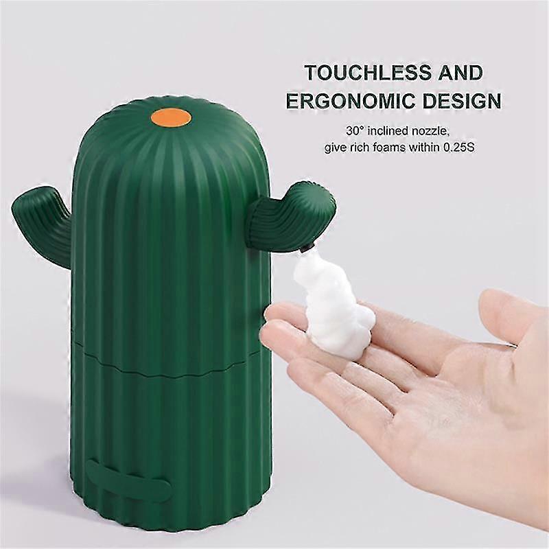 Soap lotion dispensers cartoon cute cactus touchless liquid soap ...
