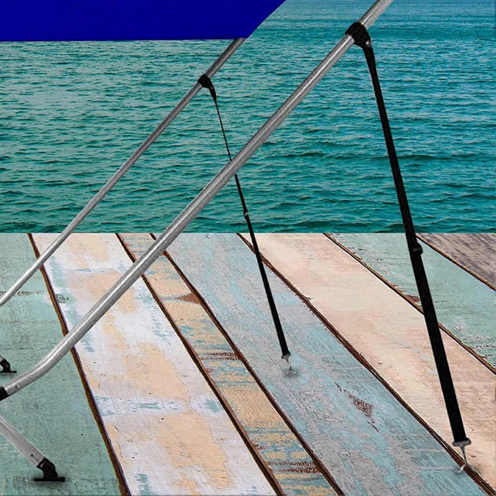 1 Pair Adjustable Bimini Top Straps Double End Snap Hook Boat Canopy ...