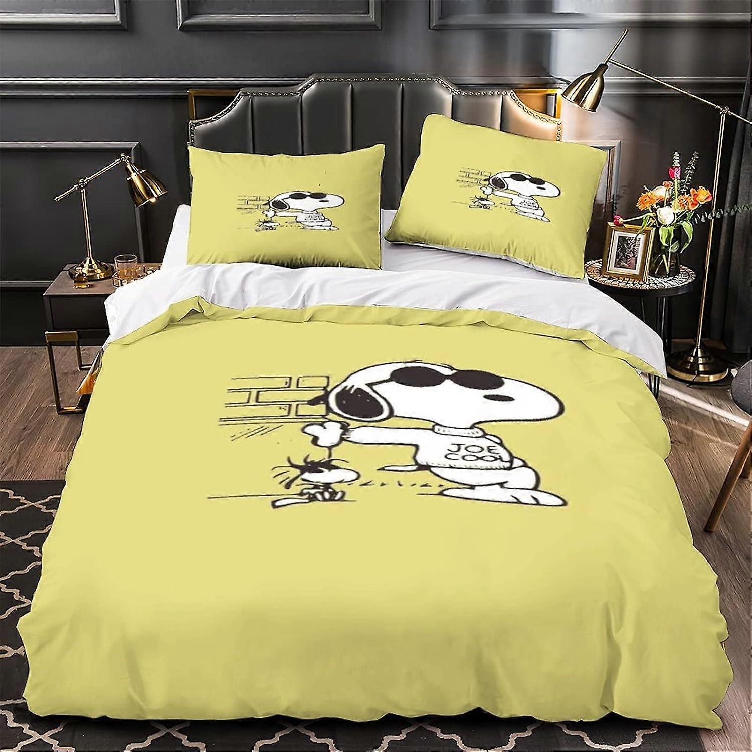 Snoopy Bedding Set in Pieces with Duvet Cover and Pillowcase ...