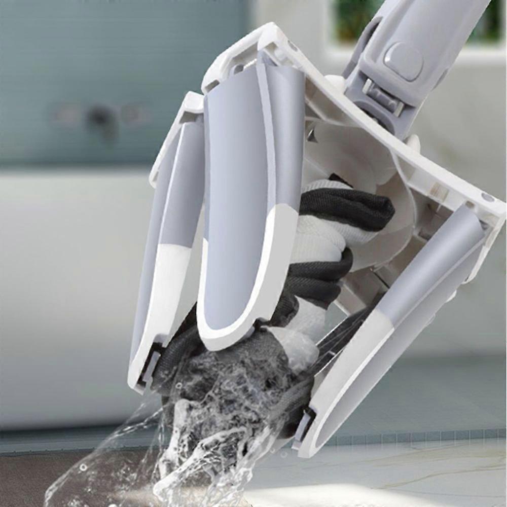 X-Shape Microfiber Mop for Floor Cleaning Lazy Hand Wash Free Butterfly Mop 360 Rotating Floor ...