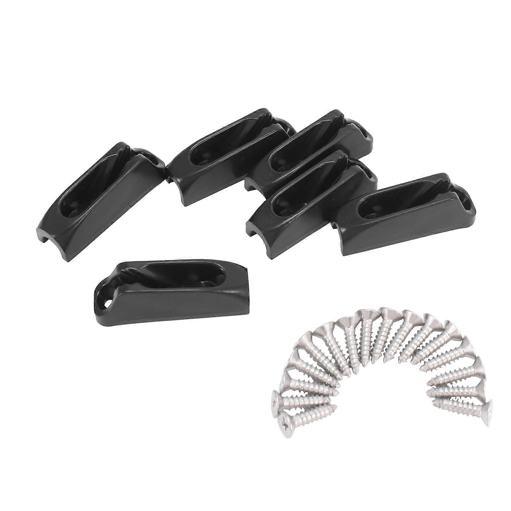 12Pcs Canoe Kayak Cord Lock Rudder Control Nylon Self-Lock Rope Cord ...