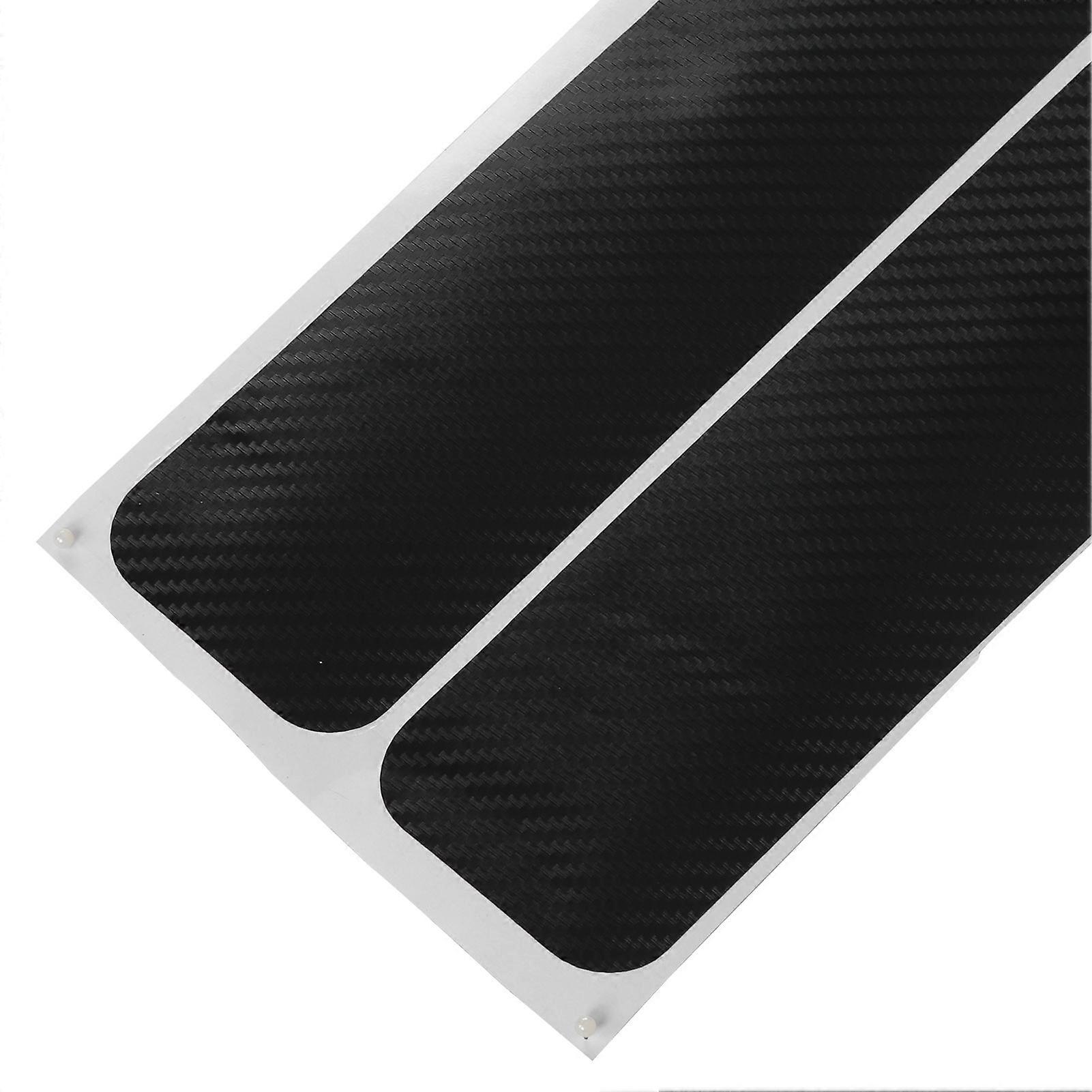 4pcs Car Door Sill Covers Protector Anti Scratch Guard 3D Carbon Fiber ...