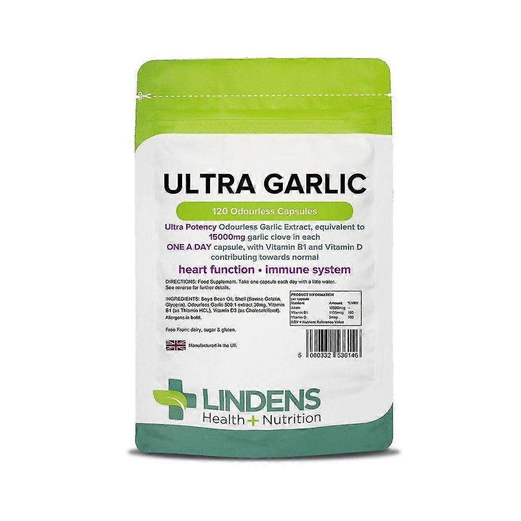 Lindens Ultra Garlic Capsules 120 (6146) | Fruugo UK