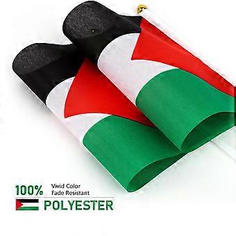 10 PCS Palestine Flag Small 5 x 8 Mini Handheld Waving Palestinian Flag ...