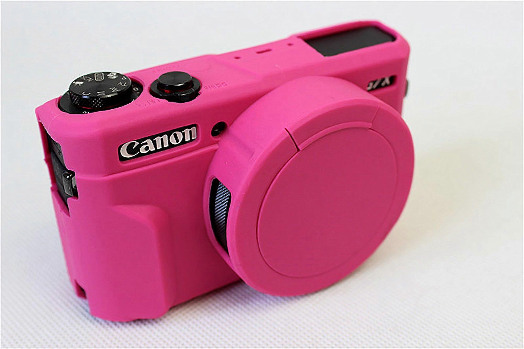 Silicone Removable Lens Cover For Canon G7x Mark ii Magneta | Fruugo UK