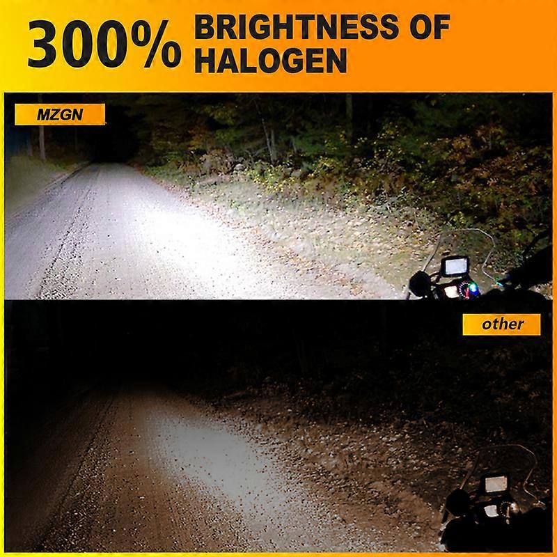 MZGN R2 P45T LED Headlight Bulb DC 12V Super Bright White High Low Beam ...