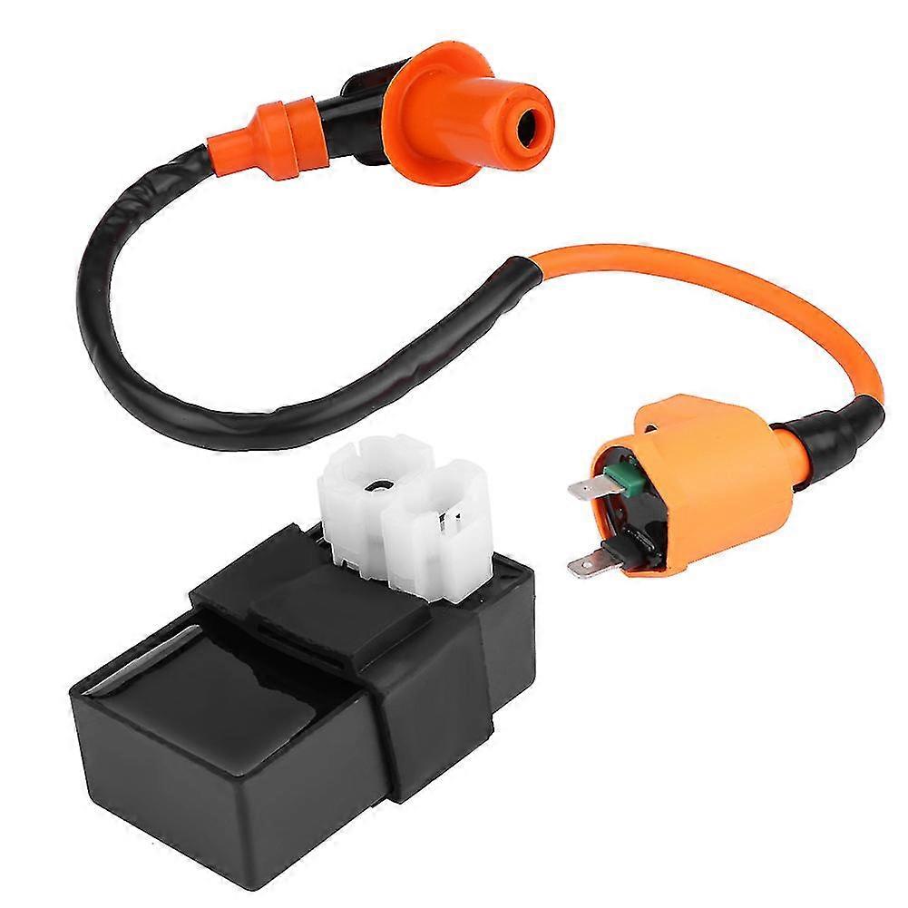 2Pcs Ignition Coil DC CDI Box Kit for Kymco SYM Vento Scooter GY6 ...