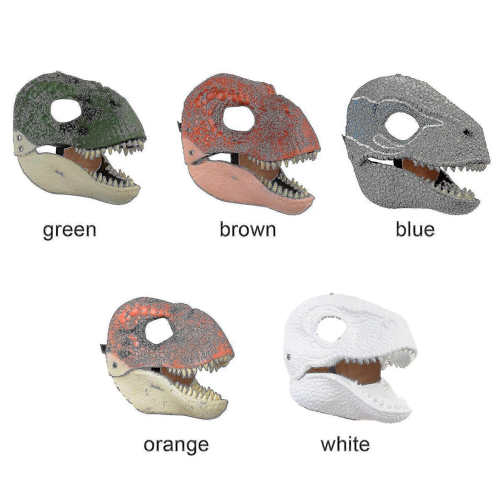 Dinosaur Mask Headgear,jurassic World Dinosaur Toys With Opening Moving ...