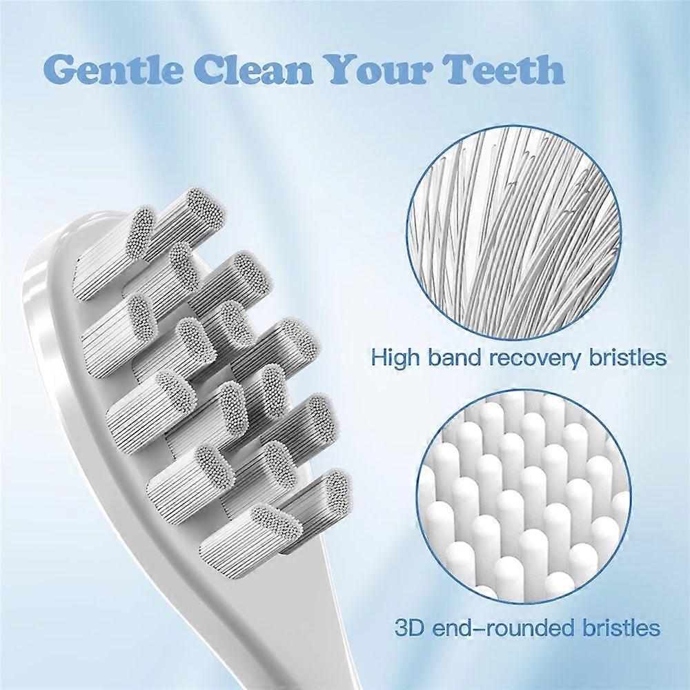 6 Pack Replacement Brush Heads Compatible with Suri Electric Toothbrush ...