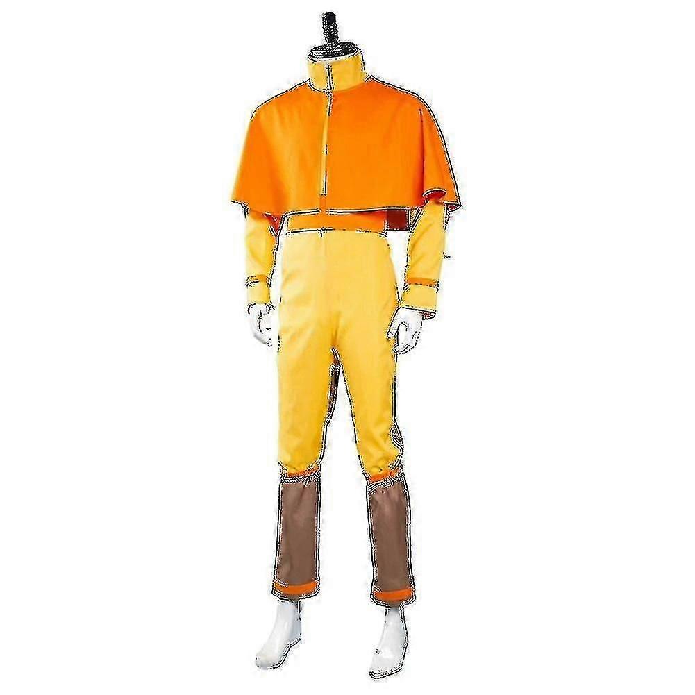 high quality Avatar:The Last Airbender Avatar Aang Costume Jumpsuit ...