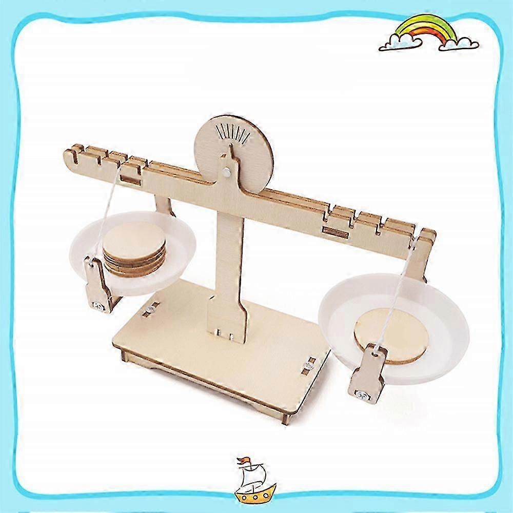DIY Balance Scale Lever Wooden Weighing Scale Science Math Teaching ...